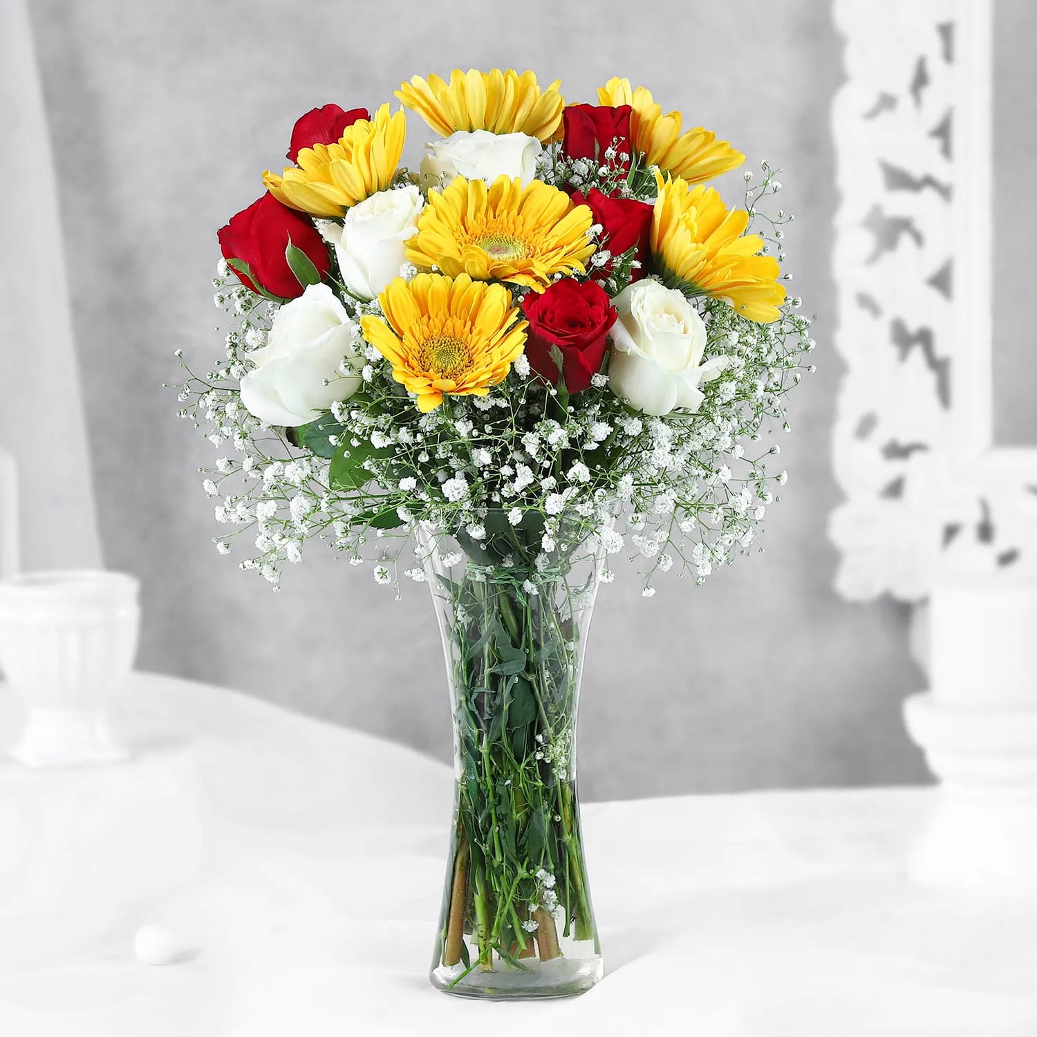 Roses & Gerberas Enchantment – Flowers Hut